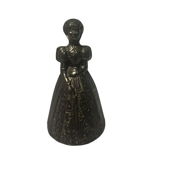 Unbranded | Accents | Vintage Brass Victorian Lady Woman Bell Made In ...